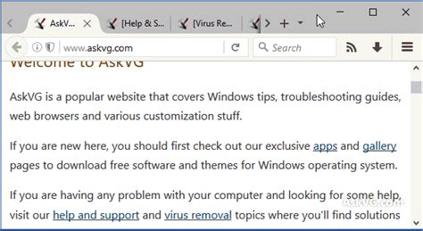 Tip How To Restart Mozilla Firefox With All Opened Tabs AskVG