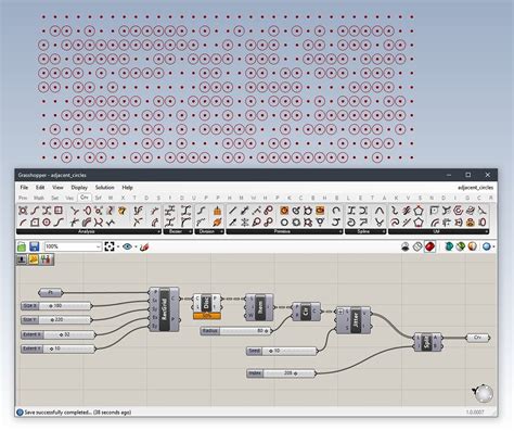 select only horizontal adjacent circles grasshopper mcneel forum