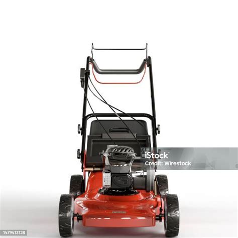 작은 모터 구동 잔디 깎는 기계의 사진 3d 렌더링 0명에 대한 스톡 사진 및 기타 이미지 0명 3차원 형태 가장자리 Istock