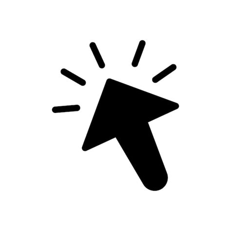 Premium Vector Cursor Icon Set Click Arrow Vector Symbol Web Mouse Pointer Sign In Black