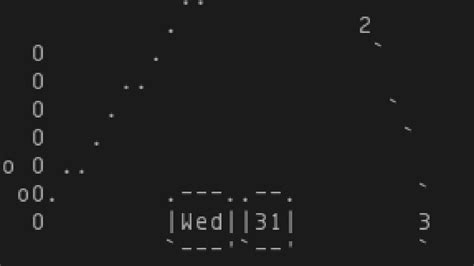 Ascii Clock Analog Clock Youtube