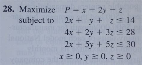 Solved Solve The Linear Programming Problem Using The