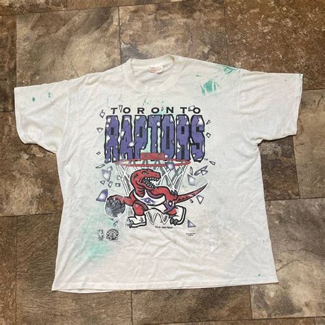 Vintage Vintage Single Stitch 90s Toronto Raptors T Shirt Toronto