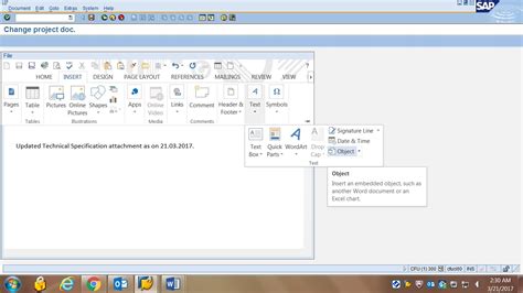 How To Attach A Document In Se38 Sap Community