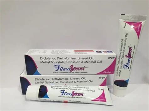 Diclofenac Diethylamine Capasaicin Linseed Oil Emulgel Packaging Type