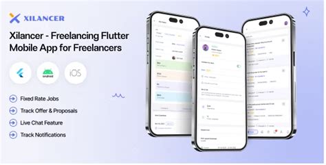 Freelancer Flutter Mobile App Xilancer Freelancer Marketplace