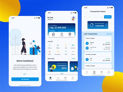 E Wallet App Ui Design By Designzyx On Dribbble
