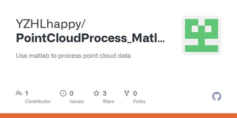 Github Yzhlhappy Pointcloudprocess Matlab Use Matlab To Process Point Cloud Data