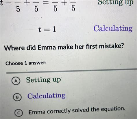 Solved T Frac 5frac 5frac 5frac 5 Setting Up T1 Calculating Where