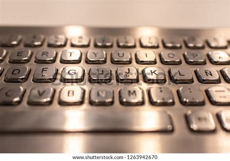 Metallic Keyboard Letters Numbers Enter Information Stock Photo 1263942670 Shutterstock