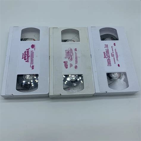Barney Media Vintage Barney Vhs Lot Of 6 Senses Rhymes Songs
