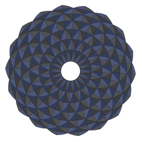 Round Kaleidoscope Pattern Craftsmanspace