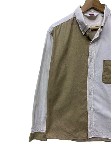 Ben Davis Split Colour Kemeja Mens Fashion Coats Jackets And Outerwear On Carousell