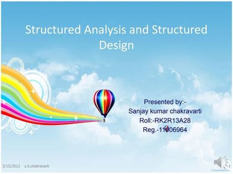 Structured Analysis And Structured Design Pptx Structured Analysis And Structured Design Pptx
