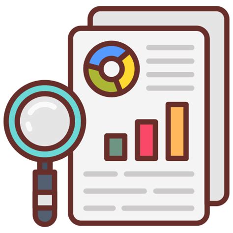 Data Analysis Analyzing Audit Report Charts Icon Download On