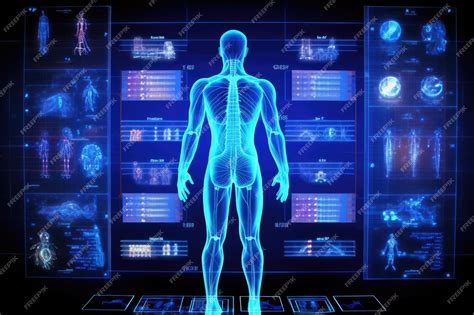 Premium Ai Image Person On A Computer Screen Displaying Realtime Data And Visuals Generative Ai
