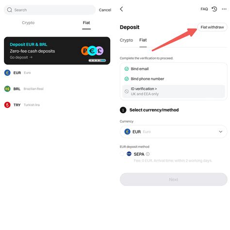 How To Withdraw Eur On Bitget Mobile App Tutorial Bitget Support Center