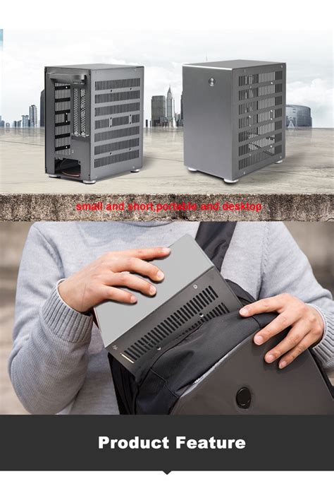 Custom Itx Mainboard Mini Itx Server Case Aluminum Pc