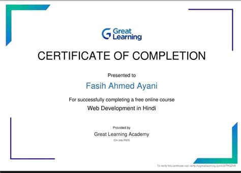 Fasih Ahmed Ayani On Linkedin Webdevelopment Courses Onlinecourses