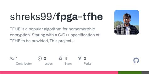 GitHub Shreks Fpga Tfhe TFHE Is A Popular Algorithm For Homomorphic Encryption Staring