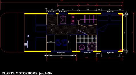 Motor Home Dwg Block For Autocad • Designs Cad