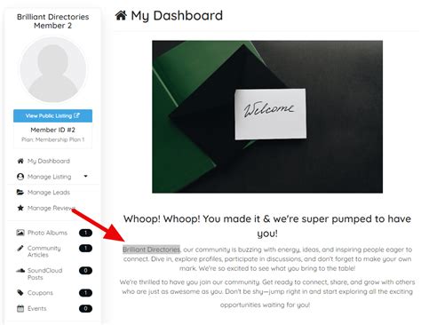 Member Me Shortcode Brilliant Directories Documentation Bd Support