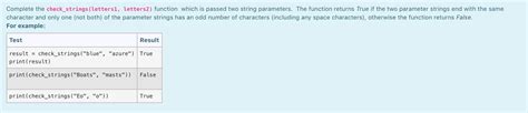 Solved Complete The Checkstrings Lettersi Letters2