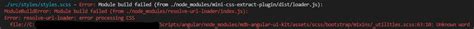 Module Build Fails After Importing Mdbscss Material Design For Bootstrap