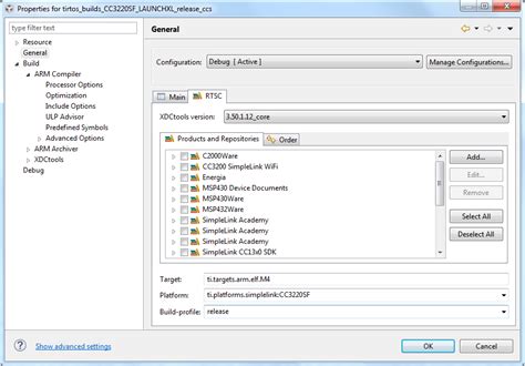 CCS CC3220SF LAUNCHXL Build Errors After Installing Latest CCS Version Code Composer Studio