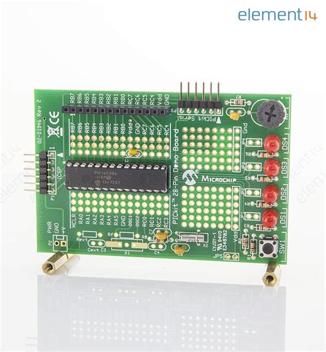 DM164120 3 Microchip Demo Board Kit PICKit 2 28 Pins