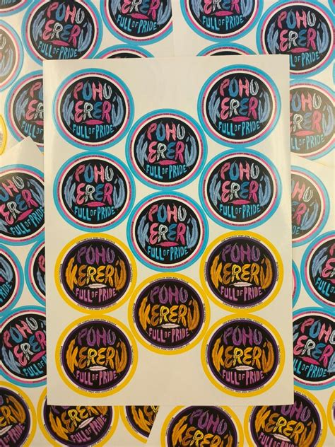 Transgender Non Binary Poho Kererū Stickers