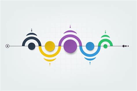 인포 그래픽 디자인 템플릿 프리미엄 벡터