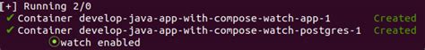 Develop Your Tomcat App With Docker Compose Watch Dev Community