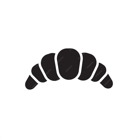 Premium Vector Croissant Icon Simlpe Design Art Eps 10