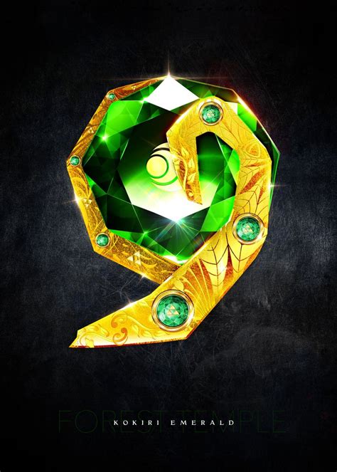 My Rendition Of A Realistic Kokiri Emerald From The For Poster