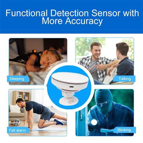 Zre Msncr Tuya Wifi Zigbee 3in1 Human Presence Sensor Millimeter Wave Radar Pir Detection