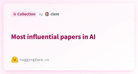 Most Influential Papers In Ai A Clem Collection