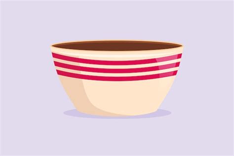 주방 도구 개념 컬러 플래트 터 일러스트레이션 분리 프리미엄 벡터