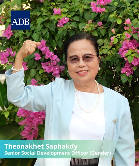 Adb Lao Pdr English Below ທ່ານ ນາງ ແຖວນາເຂດ ຊາພັກດີ ວິຊາການ ອາວຸໂສ ດ້ານ ພັດທະນາສັງຄົມ ແລະ