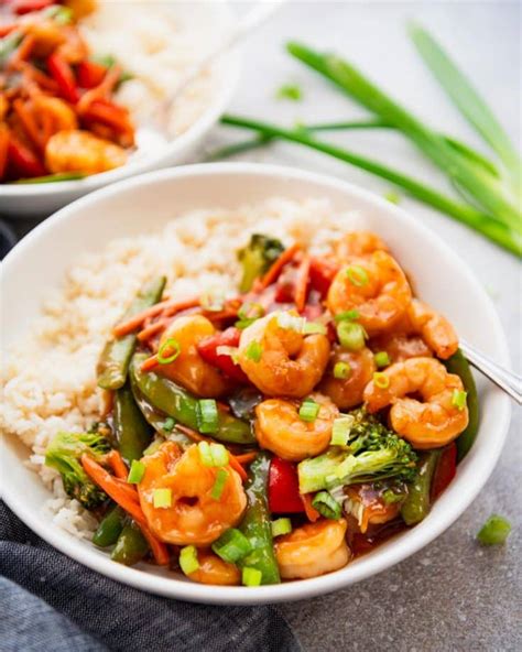 Shrimp And Vegetable Stir Fry Quick 30 Minute Meal The Seasoned Mom