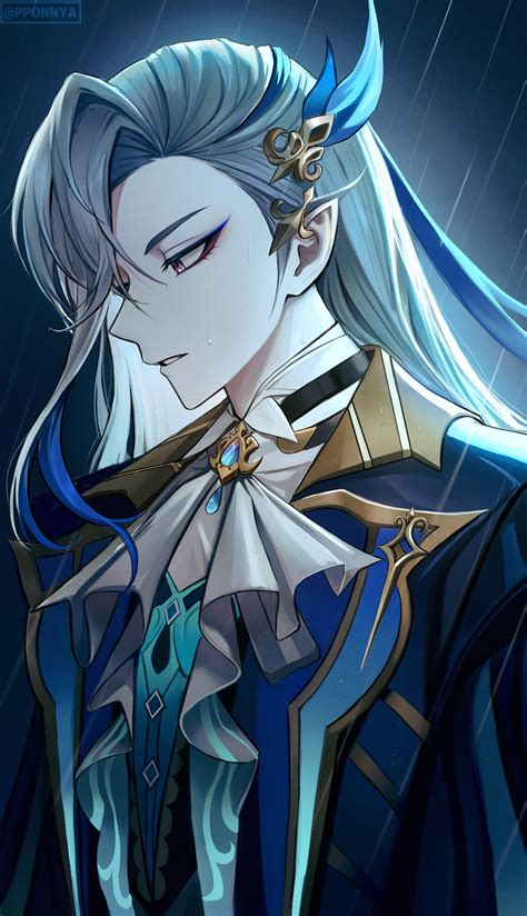 Neuvillette Genshin Impact Drawn By Pponnya Danbooru