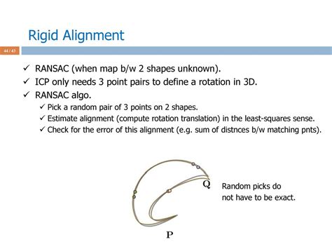 Ceng 789 Digital Geometry Processing 08 Rigid Body Alignment Ppt