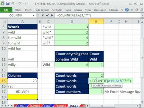 Excel Magic Trick Wildcards And YouTube
