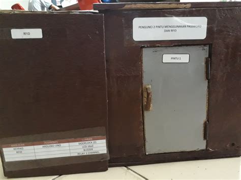 Belajar Mikrokontroler Pengunci 2 Pintu Menggunakan Password Dan Rfid