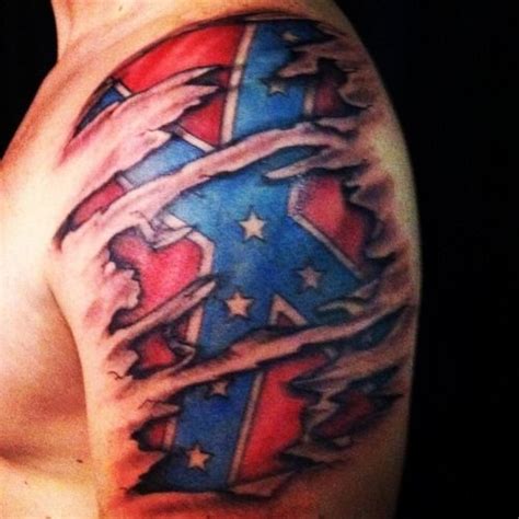 Confederate Flag Redneck Tattoos