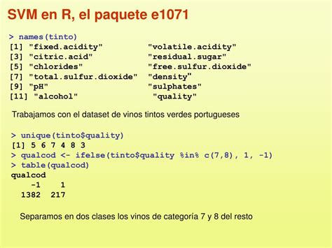 Ppt Svm En R El Paquete E1071 Powerpoint Presentation Free Download