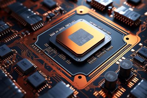 Premium AI Image Microchip In Technology ConceptAI Generative