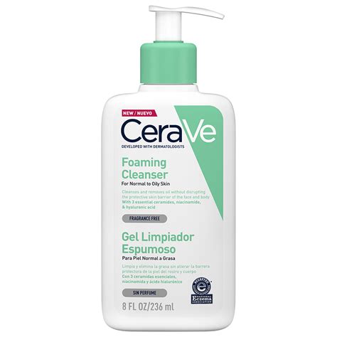 Cerave Foaming Cleanser Normal To Oily Skin 236ml Ascot Cosmetics