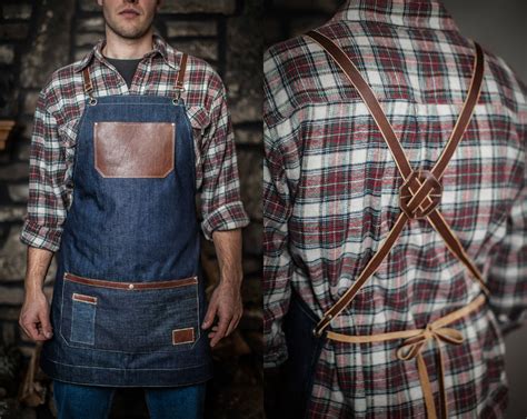 Nothing Wrong With A Coffee Loving Man In An Apron Denim And Leather