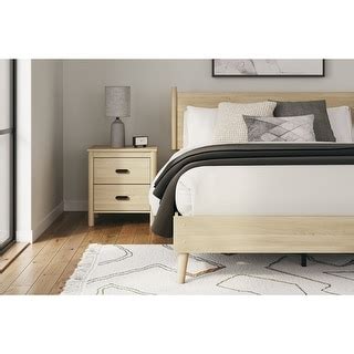 Signature Design By Ashley Cabinella Light Brown Panel Headboard Bed